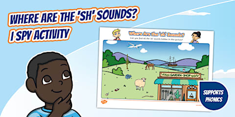 Initial Sounds I Spy Activity: Digraph sh
