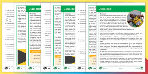 Features of a Biography Writing Checklist