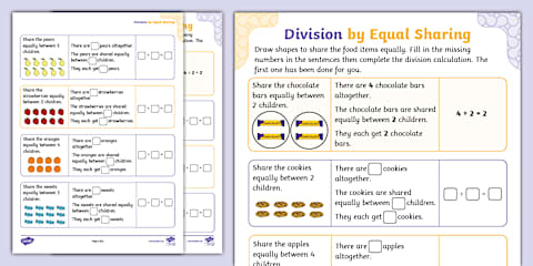 Marbles Equal Sharing