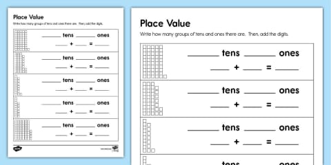 Identify Tens and Ones KS1 Maths Game