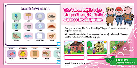 Design a House for the Three Little Pigs