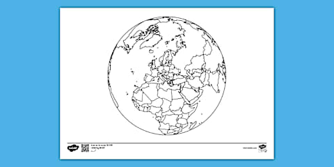 Preschool: Our Planet- Colouring Sheets
