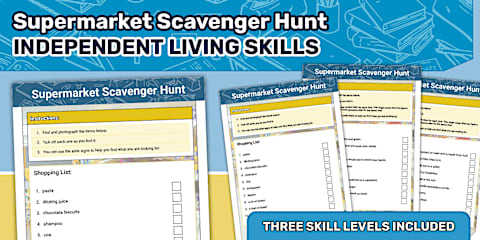 Grocery Store Scavenger Hunt