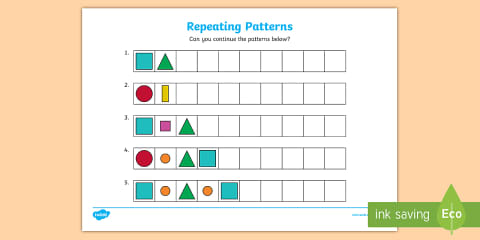 Simple Repeating Patterns Cards