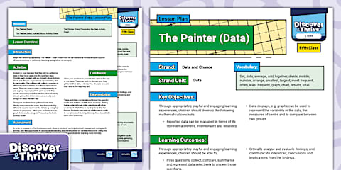 The Painter - Data Lesson Plan