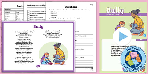Pink Shirt Day Anti-Bullying Acrostic Poem Writing Activity (Primary)