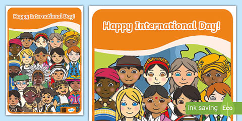 International Day Display Banner