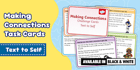 Making Connections - Text to Self Worksheet