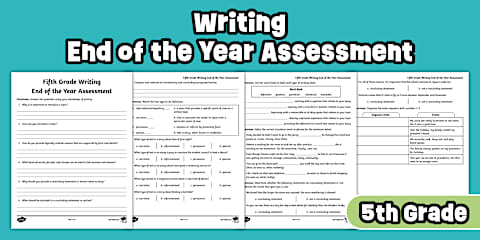 Fifth Grade End of the Year Reading Assessment