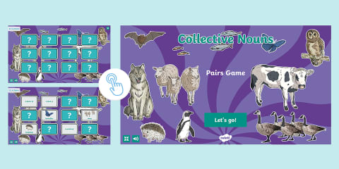 Plurals Interactive Word Search