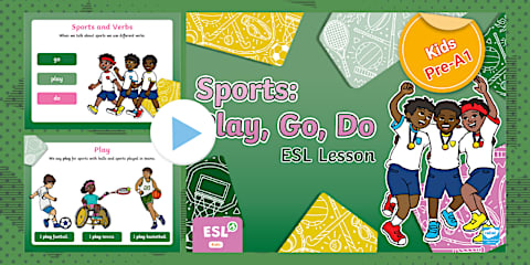 ESL Sport: Play, Go, Do Activity Sheet [Kids, Pre-A1]