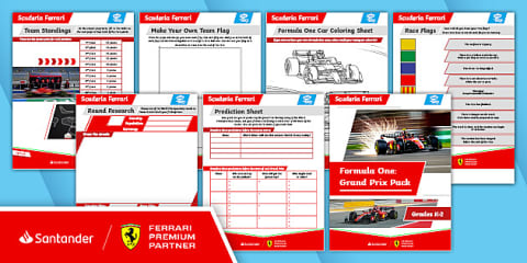 Scuderia Ferrari: Second Grade Formula One Charts and Graphs Math ...