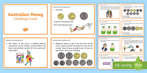 Recognising and Describing Money