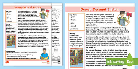 The Dewey Decimal System PowerPoint & Google Slides and Study Notes for ...