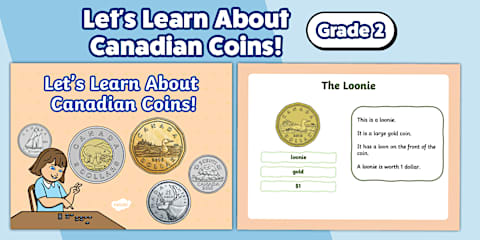 Counting Canadian Coins Activity Sheet