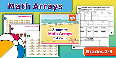 Third Grade Array City Worksheet