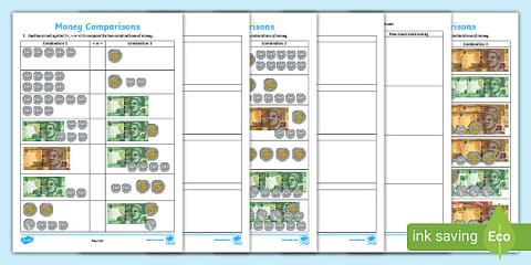 Structured Steps Money: Subtracting from 1c Coins Within 10c
