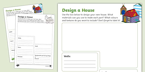Design Your Dream Home Worksheet