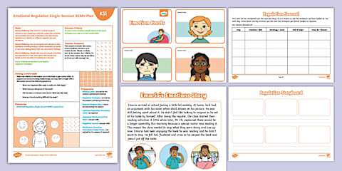 Emotional Regulation Activity Cards KS1