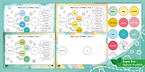 Emotion Regulation Worksheet | Self-Regulation Activity