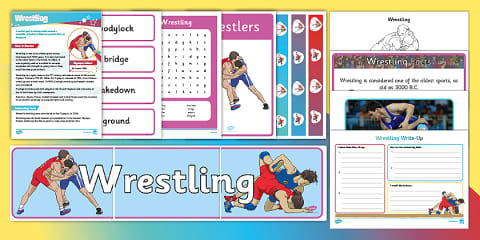 Wrestling Word Search