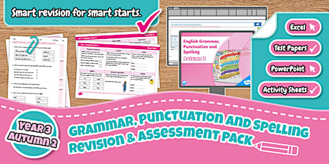 Year 3 Autumn 1 Grammar, Punctuation and Spelling Revision & Assessment ...