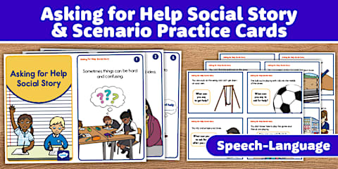 Visual Social Stories for Special Education | Keeping My Hands to Myself