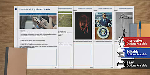 Identifying Persuasive Techniques Activity Sheet