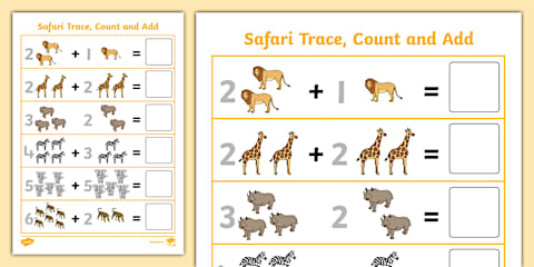 Safari I Spy and Count to 20
