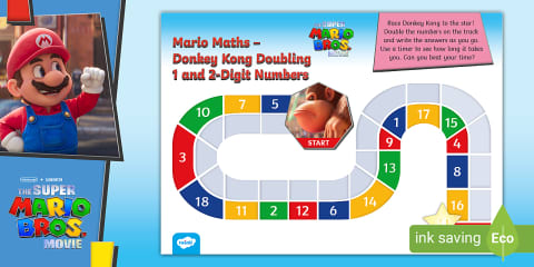Super Mario Bros.: Mario Maths – Times Tables Worksheets Pack