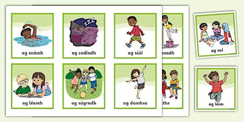 Clothing Gaeilge to English Matching Worksheet