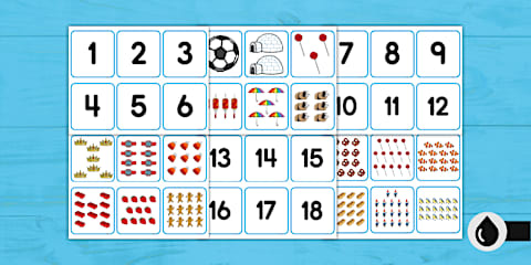 Ten-Frame Counting Peg Matching Game