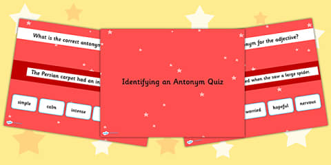 Antonyms PowerPoint Quiz