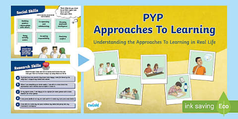PYP Approaches to Learning Poster