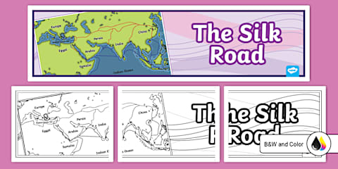 Silk Road Word Search for 6th-8th Grade