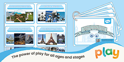 World Landmarks - Fact and STEM Challenge Cards