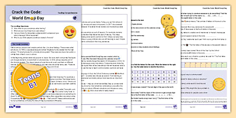 Code Cracker Worksheet - Adjectives to Describe Appearance [Teens, B1-B2]
