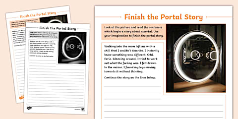 농장에서 창의적 글쓰기 On the Farm Short Burst Writing Template