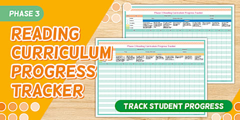 Phase 3 Writing Editable Curriculum Progress Tracker