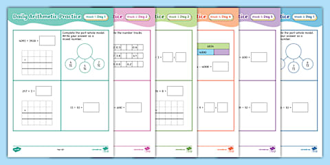 Year 4 Arithmetic Challenge Pack 2