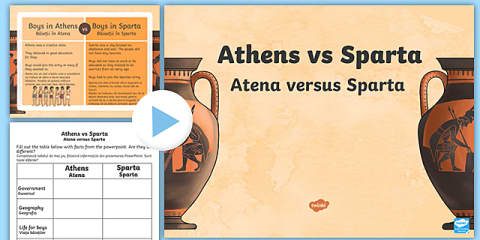 Comparing Athens and Sparta Worksheet