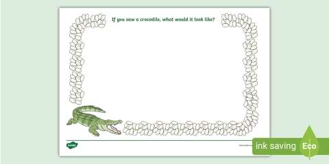 Draw the Crocodile Art Activity