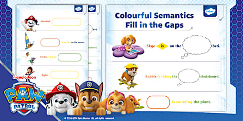 PAW Patrol: First 100 High Frequency Words Handwriting Activity Sheets