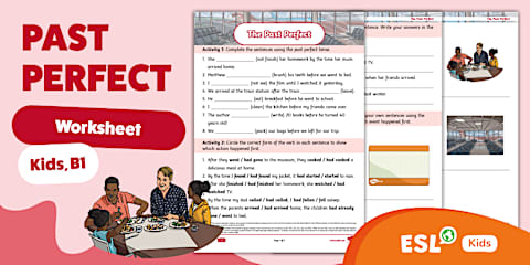 ESL Past Perfect and Past Perfect Continuous Goldilocks Story PPT ...