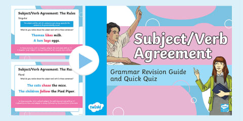 Subject-Verb Agreement Review and Quiz PowerPoint & Google Slides for ...