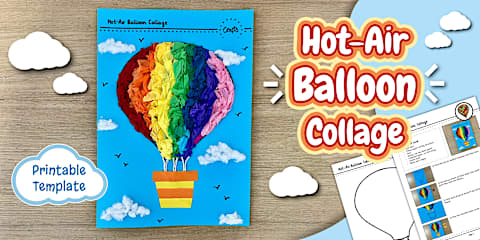 EYFS Hot Air Balloon Craft Activity