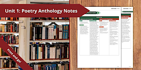 Poster Pack Poetry Anthology Unit 1
