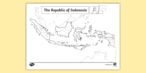 Wonderful Indonesia Cut and Paste Map Activity