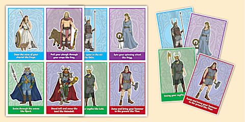 Viking Gods and Goddesses Top Cards