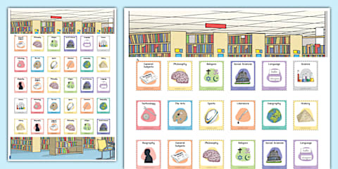 Printable Classroom Library & Book Bin Labels